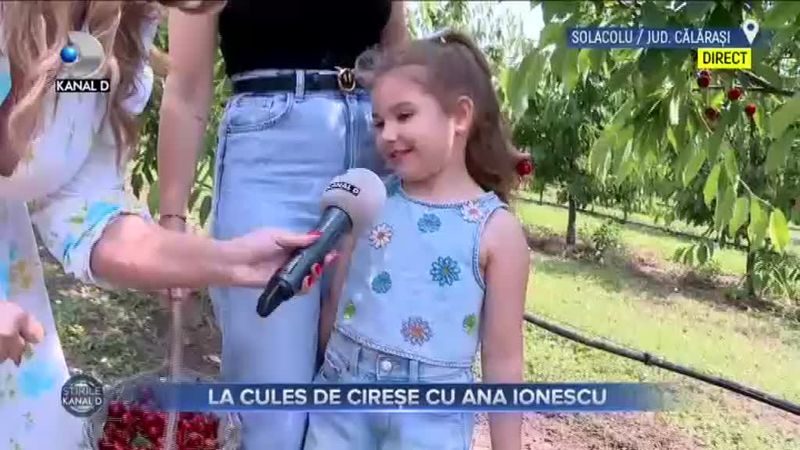 La cules de cireșe cu Ana Ionescu - Stirile Kanal D
