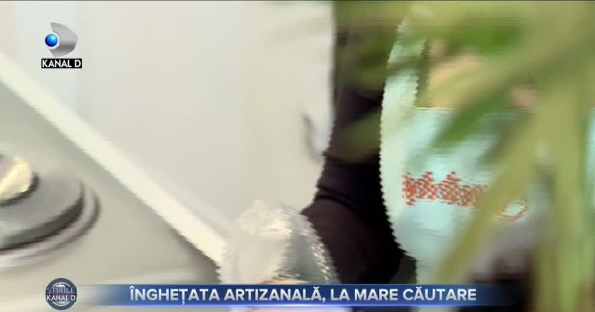Înghețata artizanală, la mare căutare - Stirile Kanal D