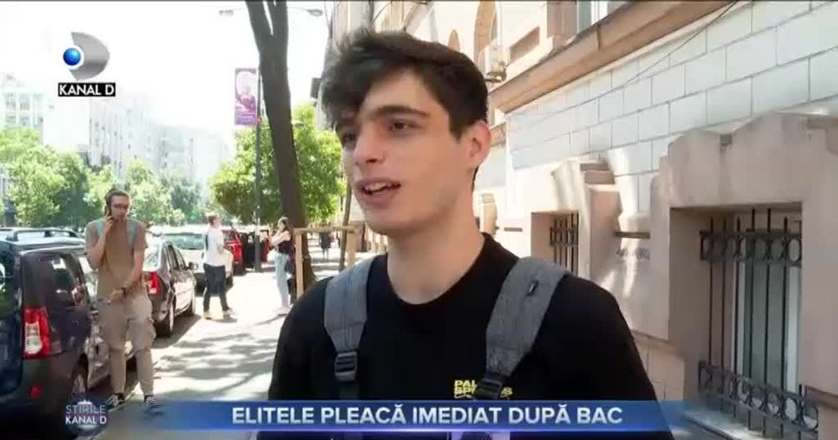 Elitele pleacă imediat după Bac - Stirile Kanal D