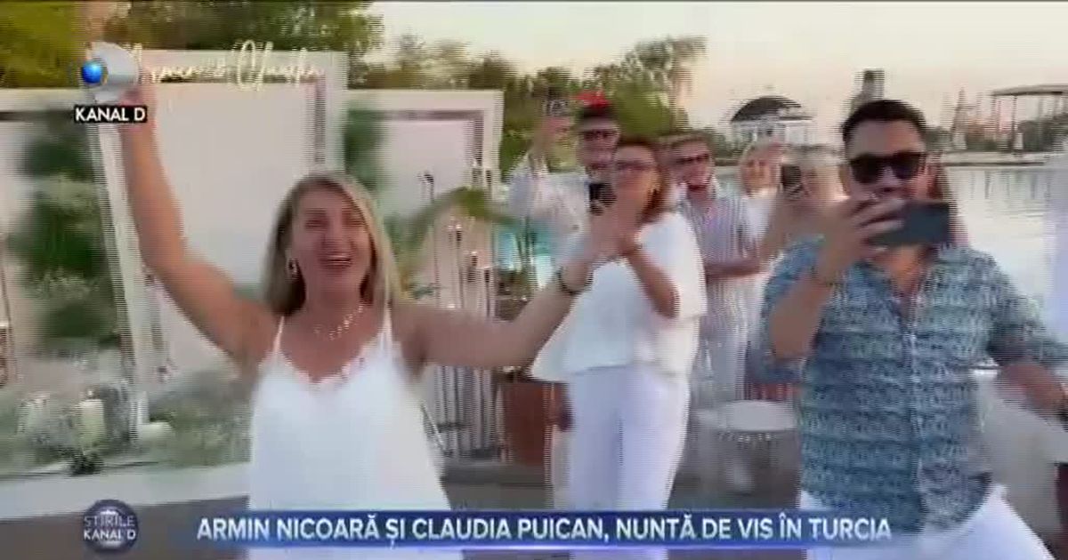 Armin Nicoară și Claudia Puican, nuntă de vis în Turcia - Stirile Kanal D