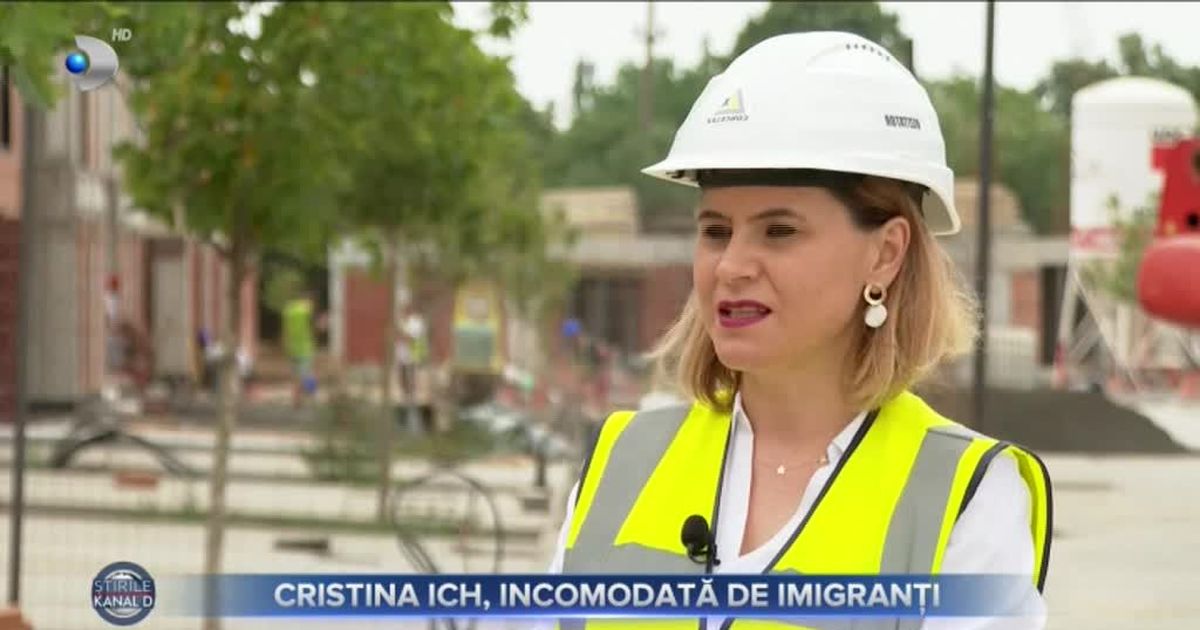 Christina Ich, incomodată de imigranți - Stirile Kanal D