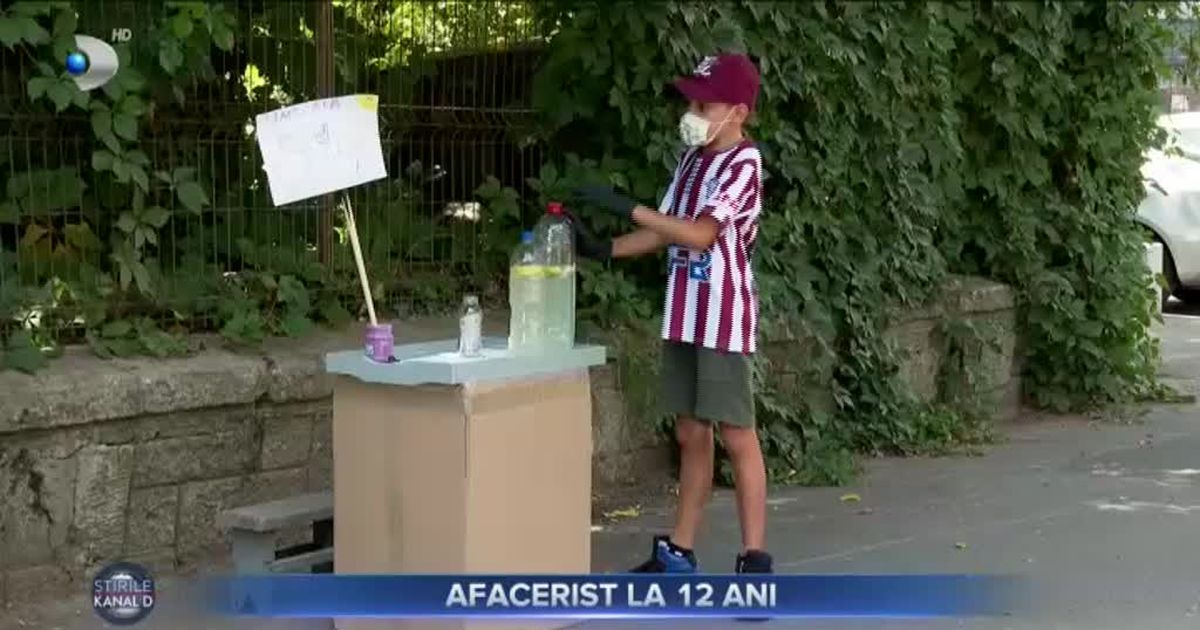 Afacerist la 12 ani - Stirile Kanal D