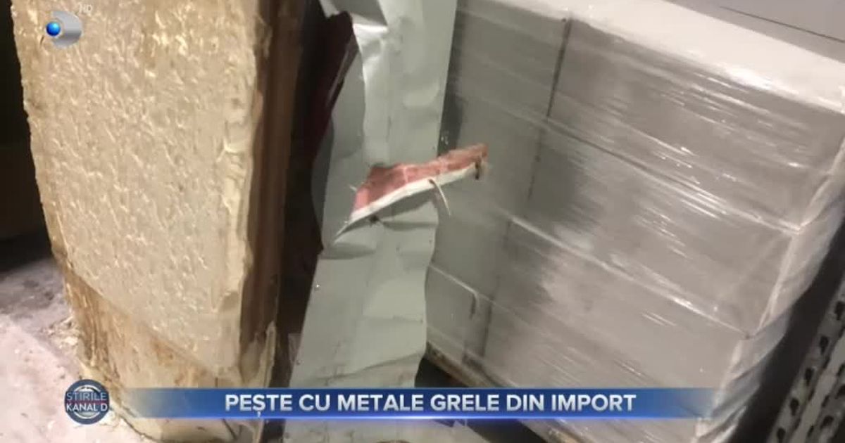 Pește cu metale grele din import - Stirile Kanal D