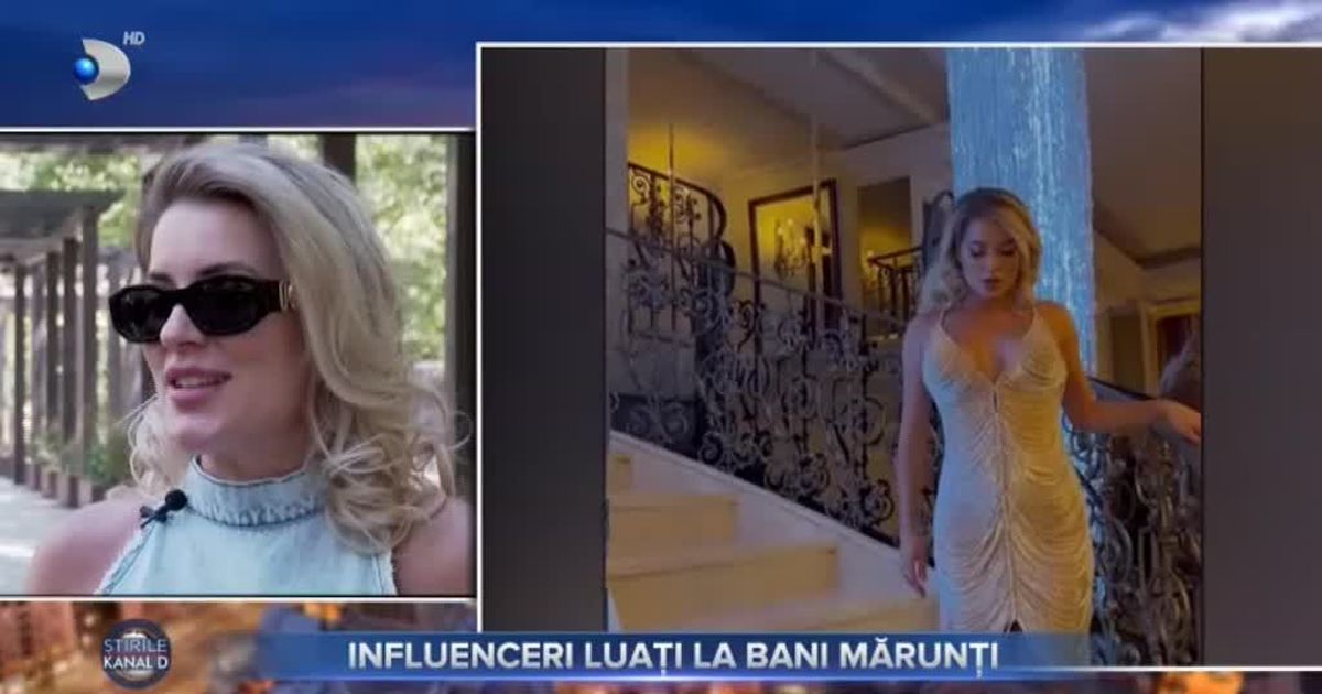 Influenceri luați la bani mărunți - Stirile Kanal D