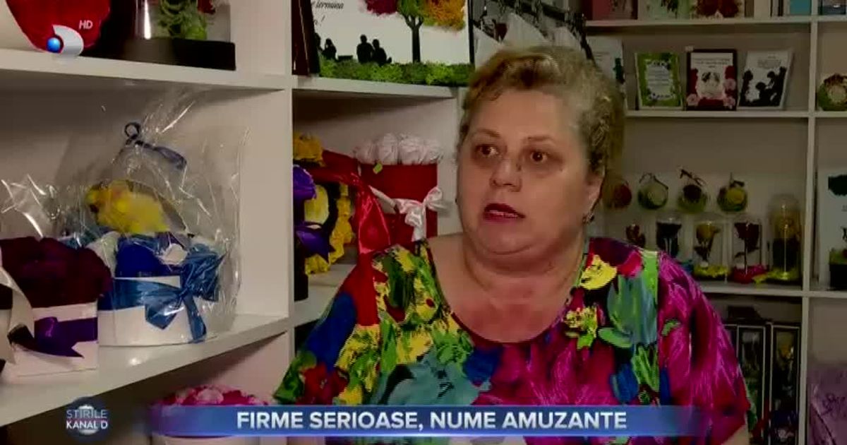 Firme serioase, nume amuzante - Stirile Kanal D