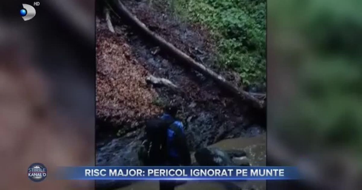Risc major - pericol ignorat pe munte - Stirile Kanal D