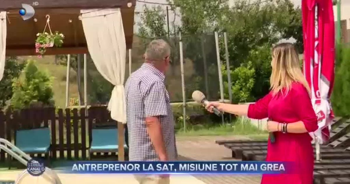 Antreprenor la sat, misiune tot mai grea - Stirile Kanal D