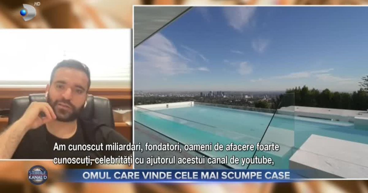 Omul care vinde cele mai scumpe case - Stirile Kanal D