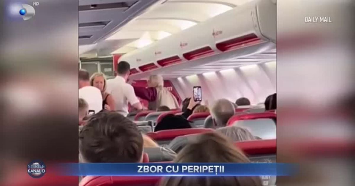 Zbor cu peripetii - Stirile Kanal D