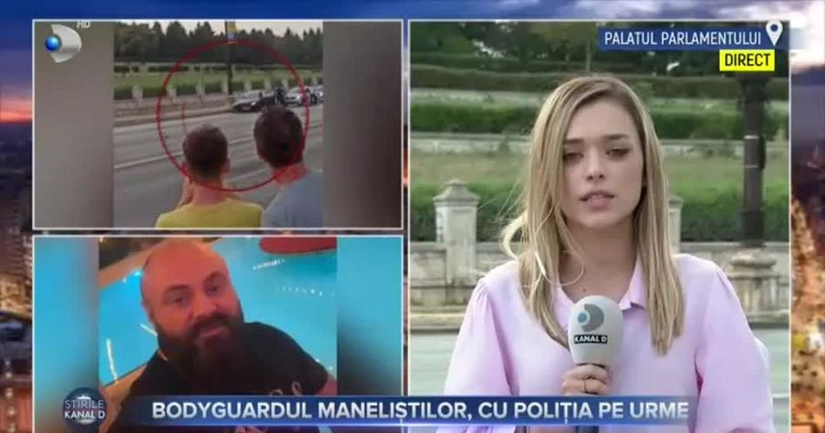 VIDEO | Bodyguard-ul maneliștilor, celebrul interlop Box, cu poliția pe ...