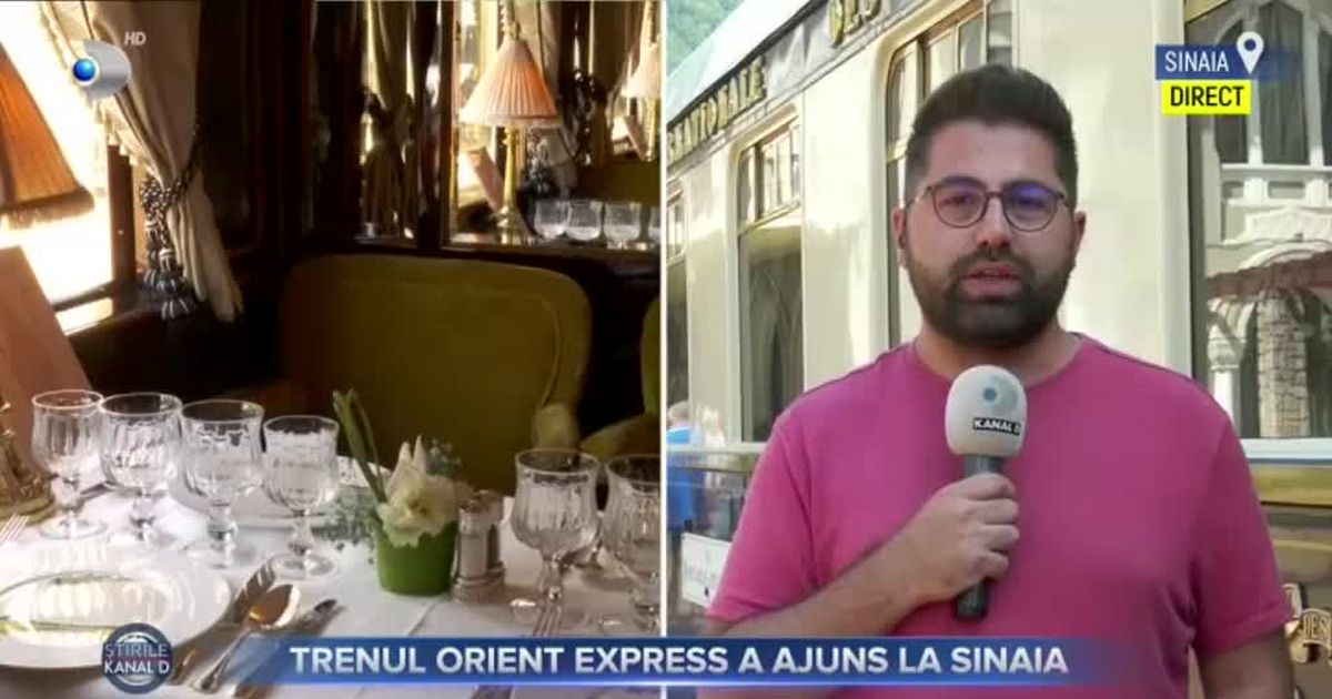 Trenul Orient Express a ajuns la Sinaia - Stirile Kanal D