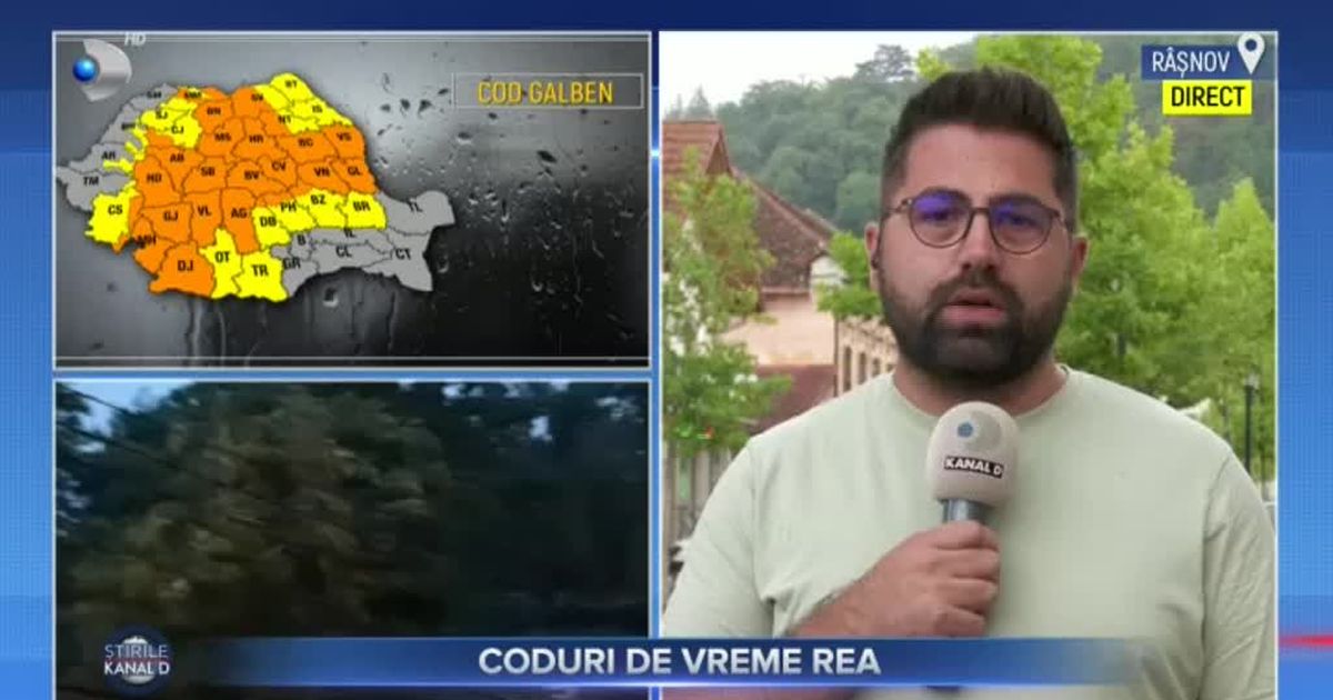 Coduri de vreme rea - Stirile Kanal D
