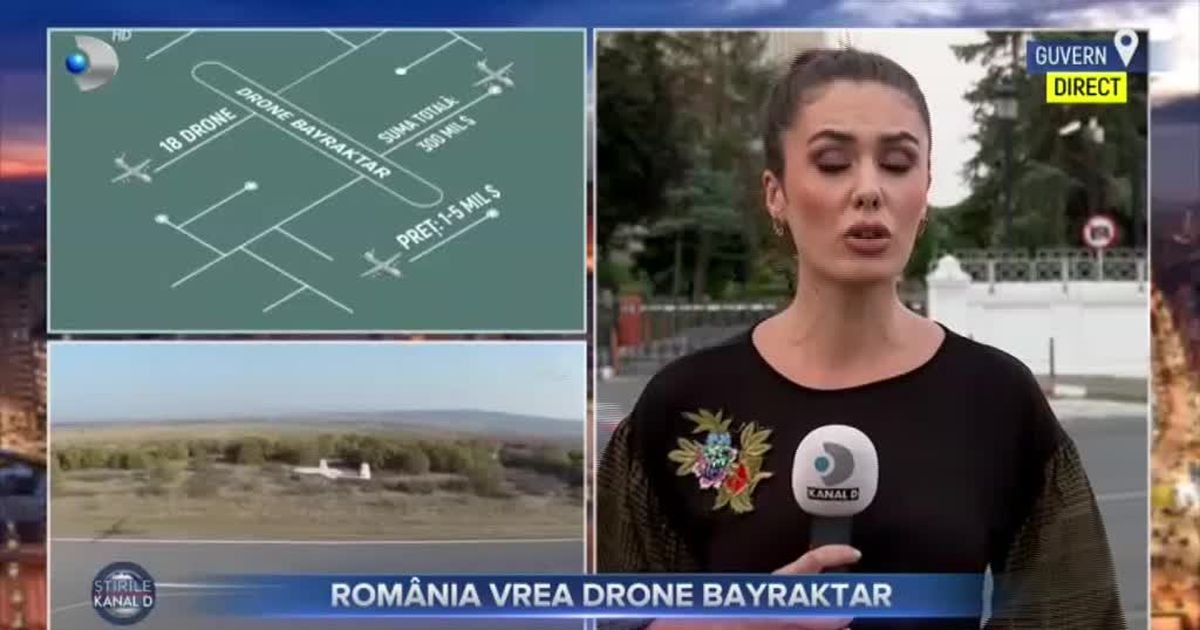 România vrea drone Bayraktar - Stirile Kanal D