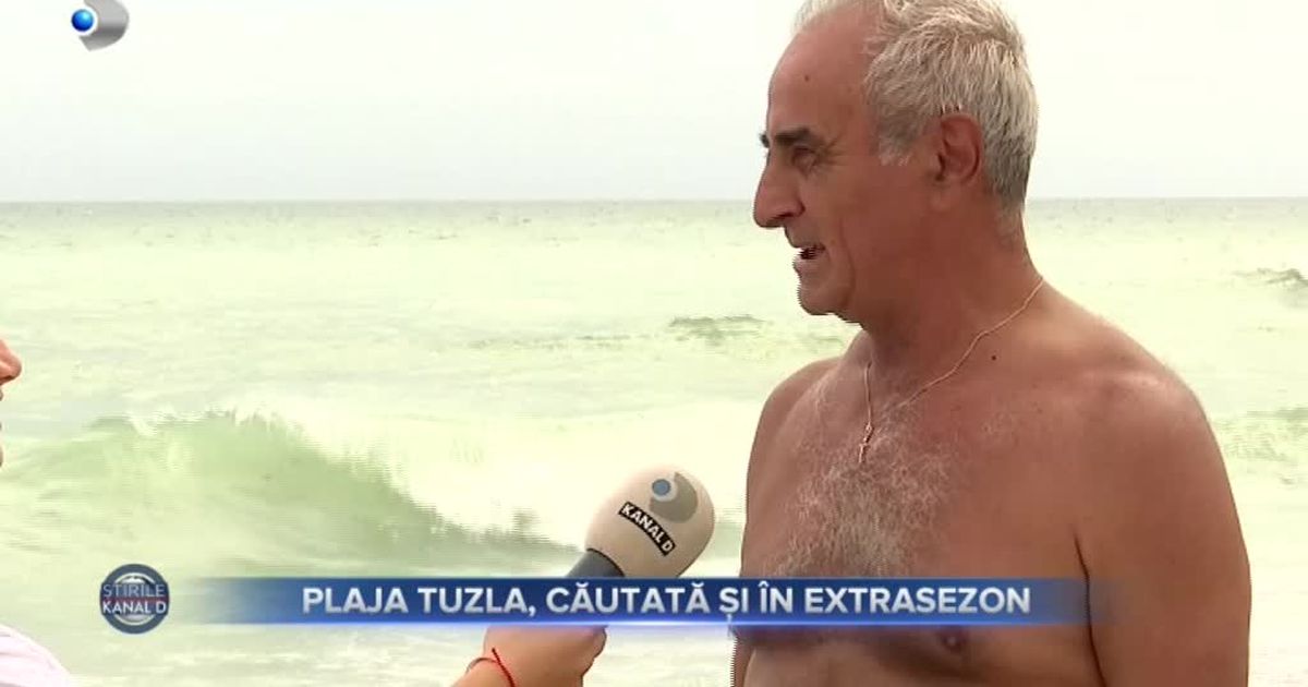 Plaja Tuzla, căutată și în extrasezon - Stirile Kanal D