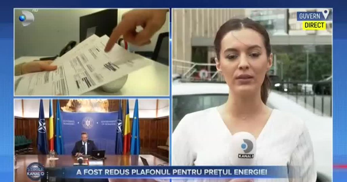 A fost redus plafonul pentru prețul energiei - Stirile Kanal D
