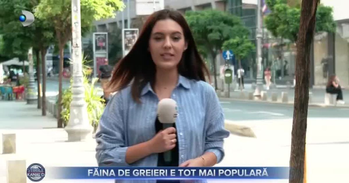 Făina de greieri e tot mai populară - Stirile Kanal D