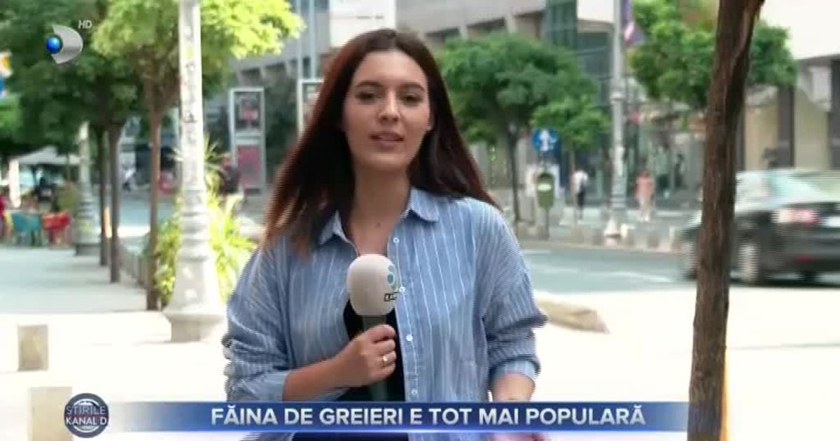 Făina de greieri e tot mai populară - Stirile Kanal D