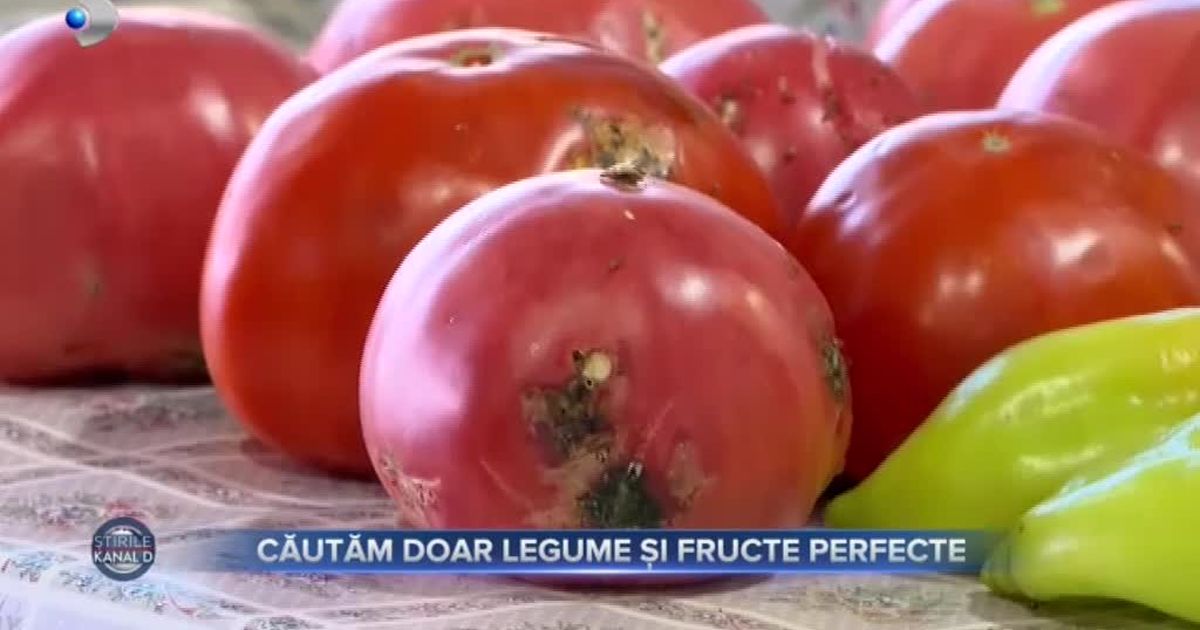 Căutăm doar legume și fructe perfecte - Stirile Kanal D