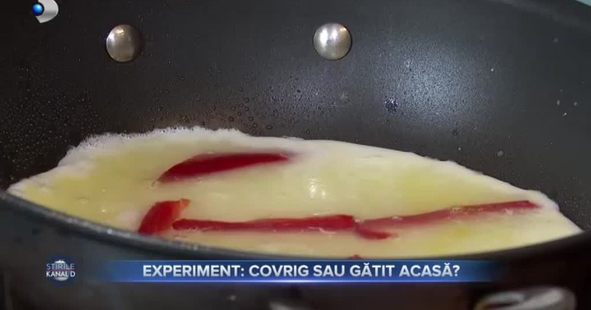 Experiment - covrig sau gătit acasă - Stirile Kanal D