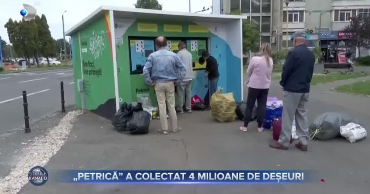 ”Petrică” a colectat 4 milioane de deșeuri - Stirile Kanal D