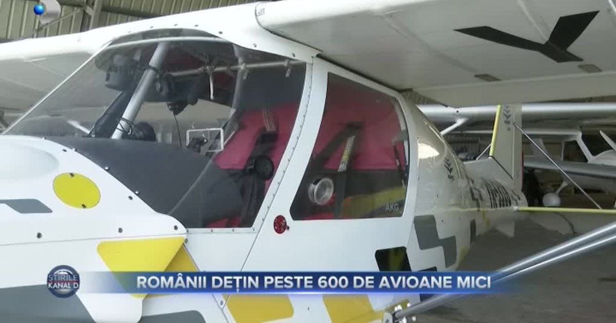 Românii dețin peste 600 de avioane mici - Stirile Kanal D