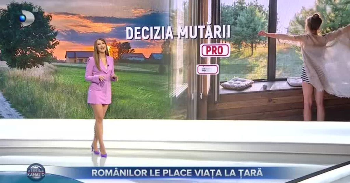 Romanilor le place viata la tara - Stirile Kanal D