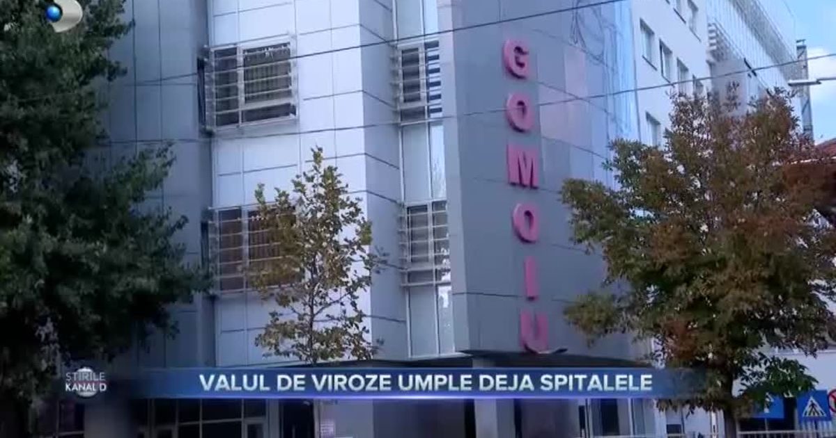 Valul de viroze umple deja spitalele - Stirile Kanal D