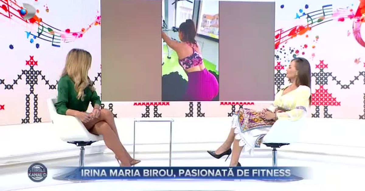 Irina Maria Birou, pasionată de fitness - Stirile Kanal D