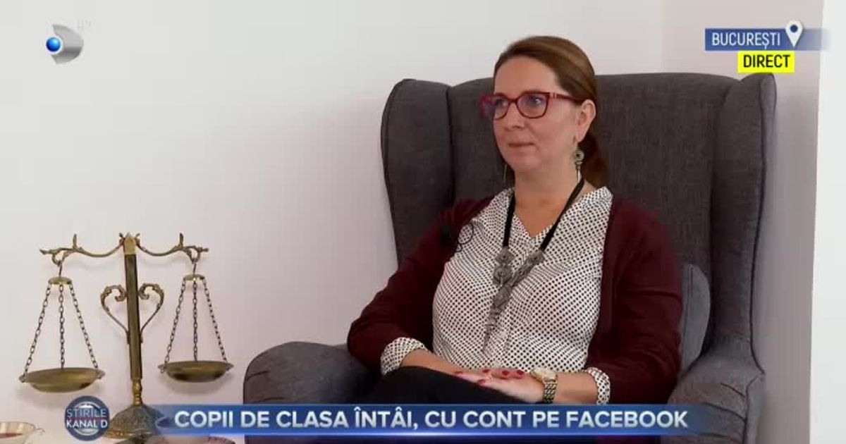 Copii de clasa întâi, cu cont pe Facebook - Stirile Kanal D