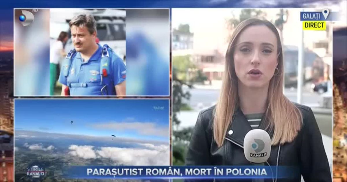 Parasutist roman, mort in Polonia - Stirile Kanal D