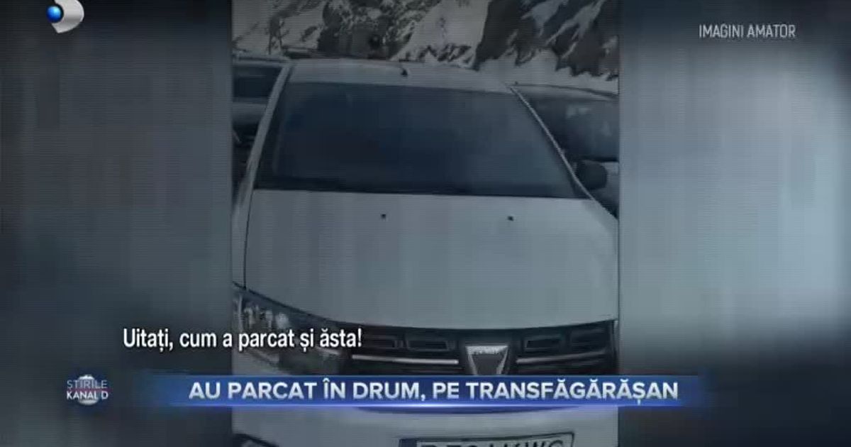 Au parcat in drum, pe Transfagarasan - Stirile Kanal D
