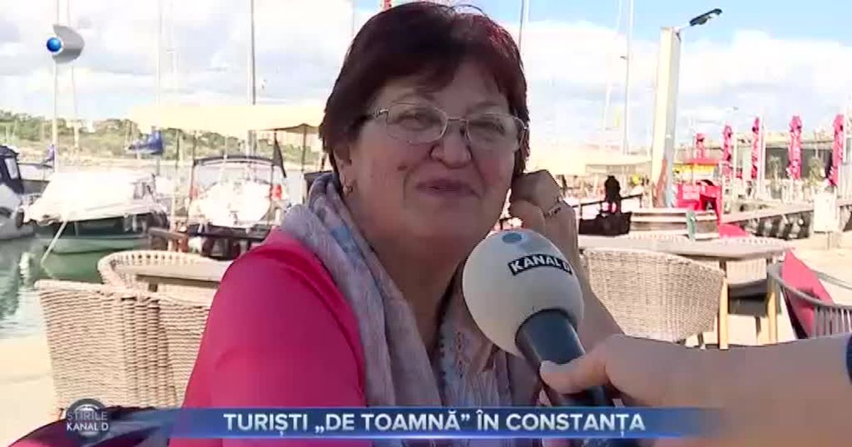 Turiști ”de toamnă” în Constanța - Stirile Kanal D
