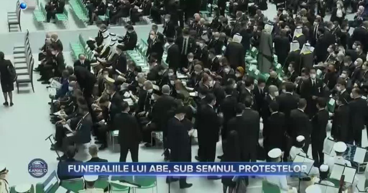 Funeraliile lui Abe, sub semnul protestelor - Stirile Kanal D