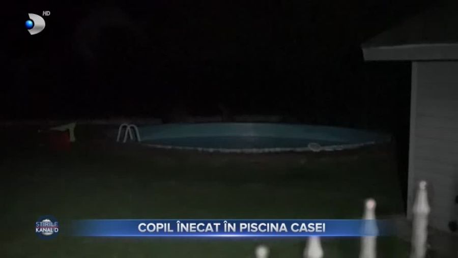 Copil înecat în piscina casei - Stirile Kanal D