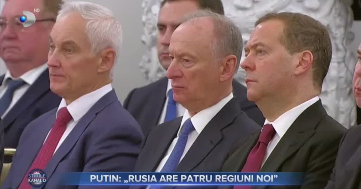 Putin - ”Rusia are patru regiuni noi” - Stirile Kanal D