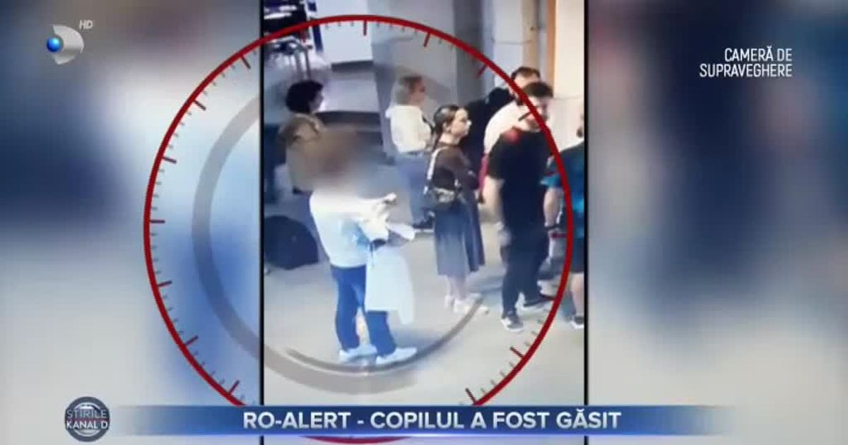 RO-ALERT-Copilul a fost găsit - Stirile Kanal D