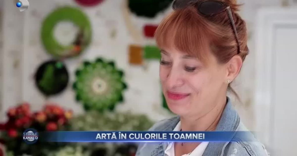 Artă în culorile toamnei - Stirile Kanal D