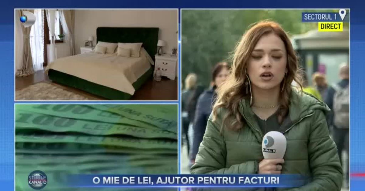 O mie de lei, ajutor pentru facturi - Stirile Kanal D