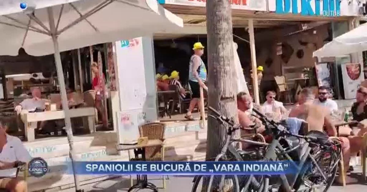 Spaniolii se bucură de ”vara indiană” - Stirile Kanal D