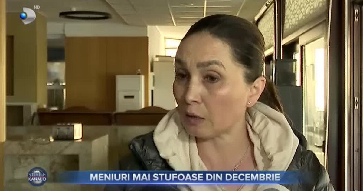 Meniuri mai stufoase din Decembrie - Stirile Kanal D