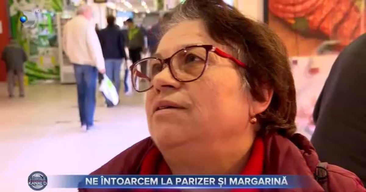 Ne întoarcem la parizer și margarină - Stirile Kanal D