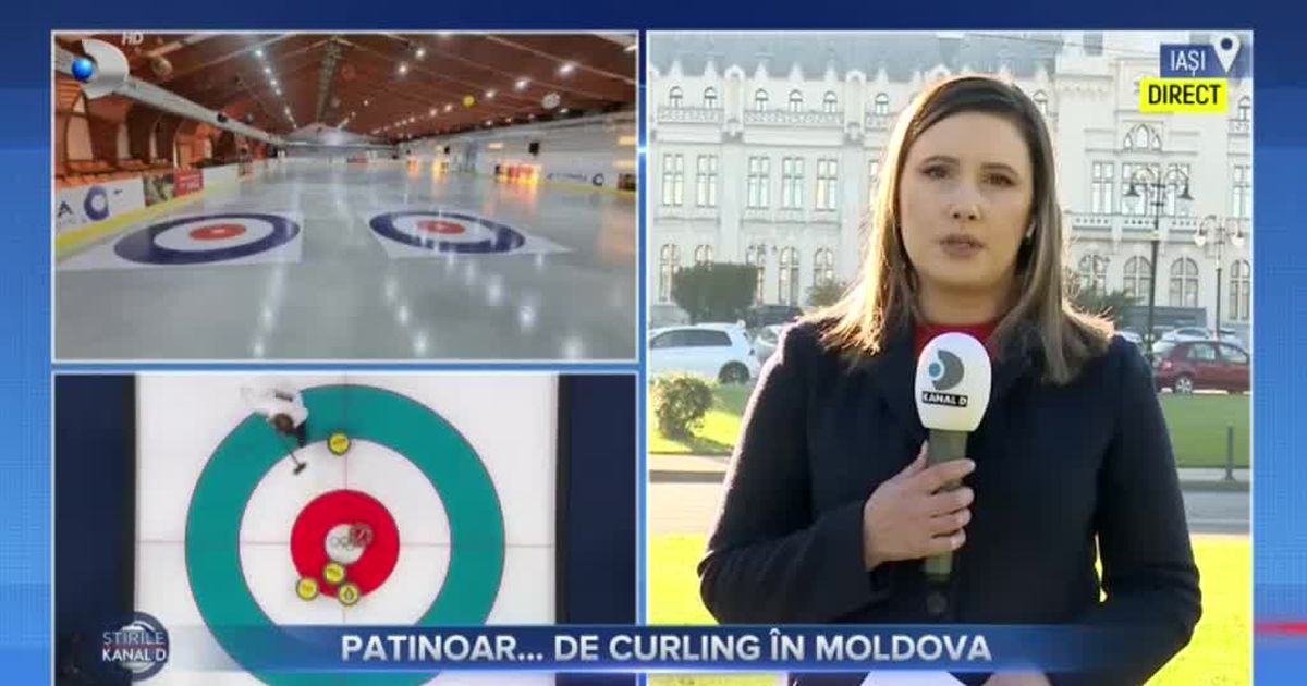 Patinoar de curling în Moldova - Stirile Kanal D