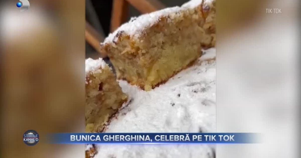Bunica Gherghina, celebră pe Tik Tok - Stirile Kanal D