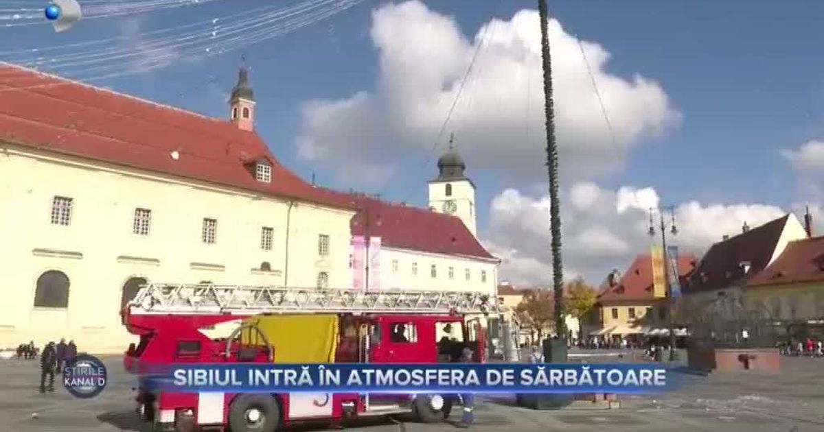 Sibiul intră în atmosfera de sărbătoare - Stirile Kanal D