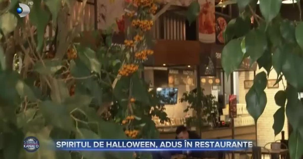 Spiritul de Halloween, adus în restaurante - Stirile Kanal D