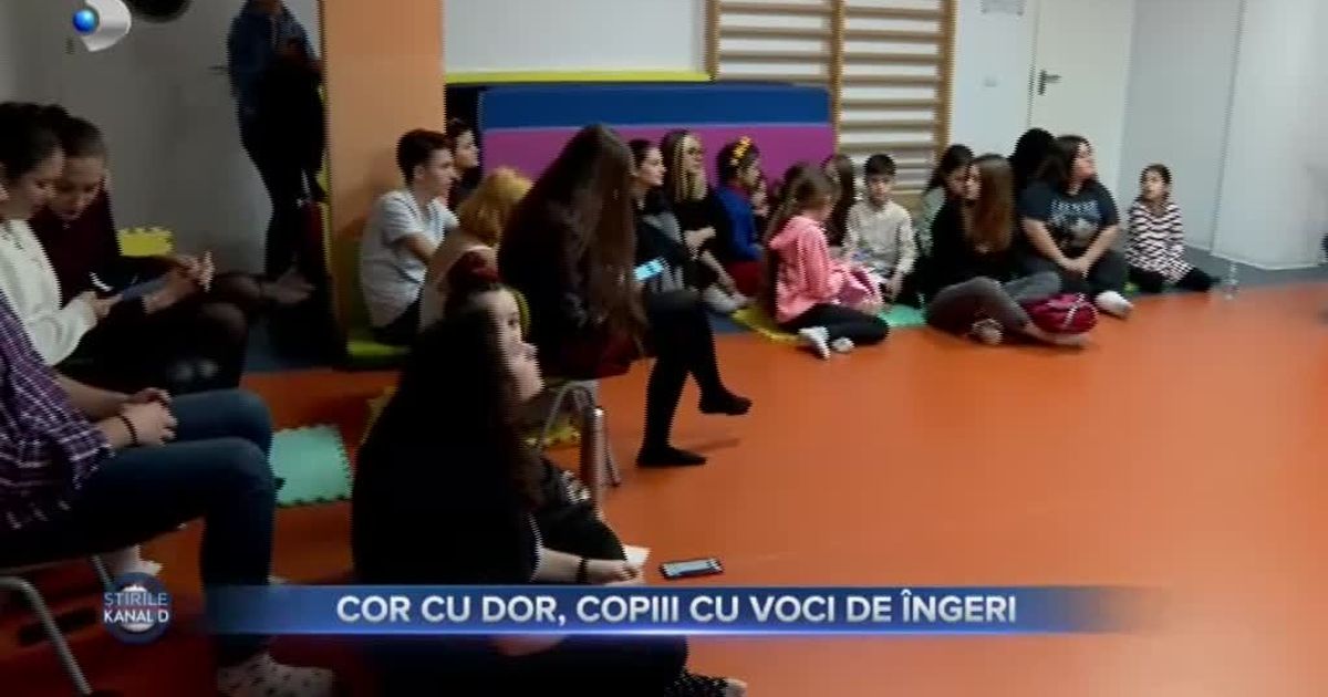Cor cu dor, copiii cu voci de îngeri - Stirile Kanal D