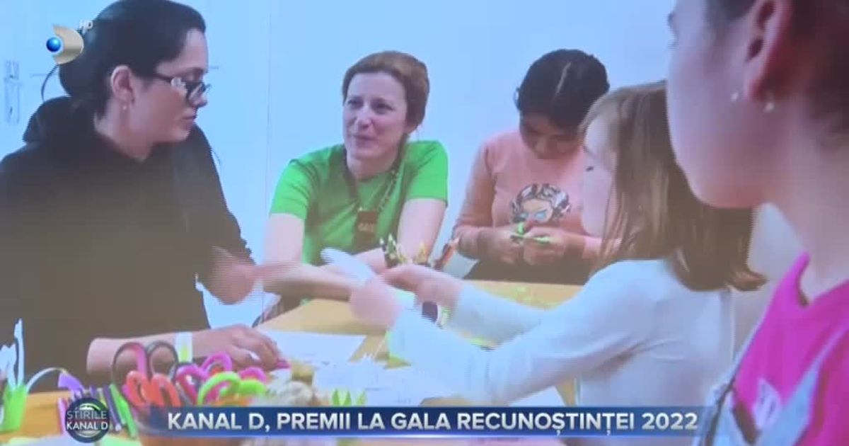 Kanal D, premii la Gala Recunoștinței 2022 - Stirile Kanal D