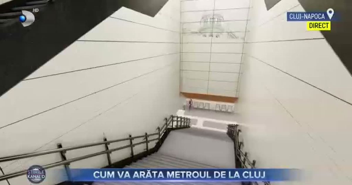 Cum va arăta metroul de la Cluj - Stirile Kanal D