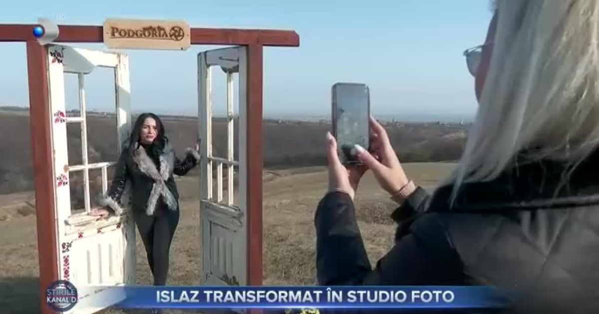 Islaz transformat în studio foto - Stirile Kanal D