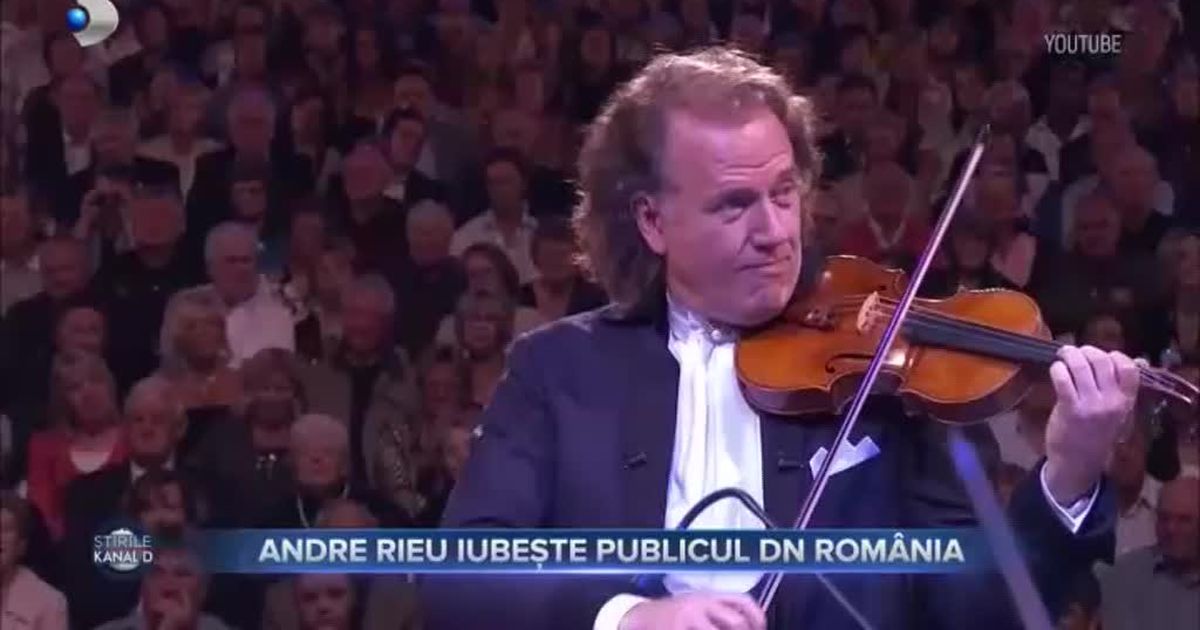 Andre Rieu iubește publicul din România - Stirile Kanal D